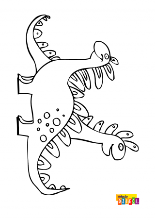 Kolorowanka - Wesołe diplodoki