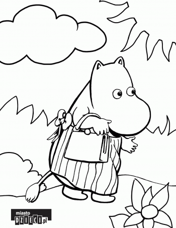 Kolorowanka - Mamusia Muminka