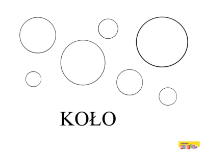 Kolorowanka - Koło