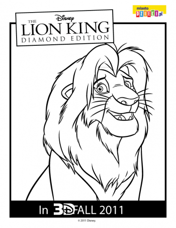 Kolorowanka - Simba