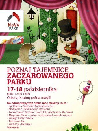 Odkryj Zaczarowany Park w NoVa Park! Gorzów Wielkopolski - Wydarzenia, imprezy dla dzieci ...