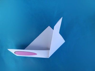 Króliczek origami, zabawa wielkanocna dla dzieci DIY, dekoracje ...